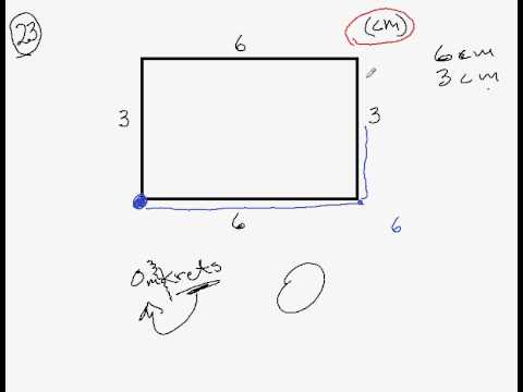 Hur du räknar ut en omkrets på en fyrhörning - YouTube