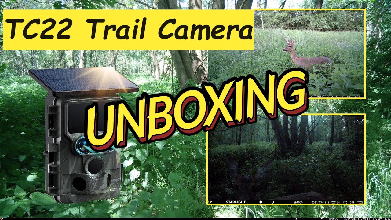 TC22 4K Trail Camera UNBOXING and first test - YouTube