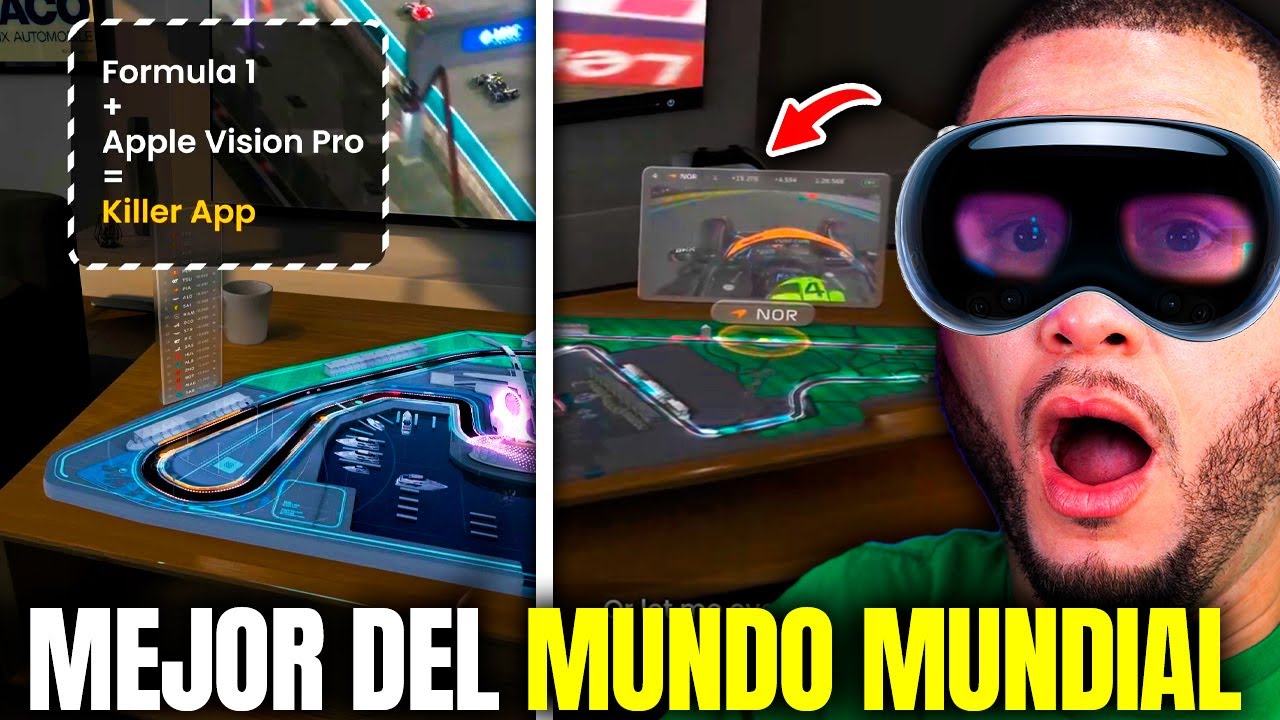 APPLE VISION PRO FORMULA 1 (SORPRENDENTE) - YouTube