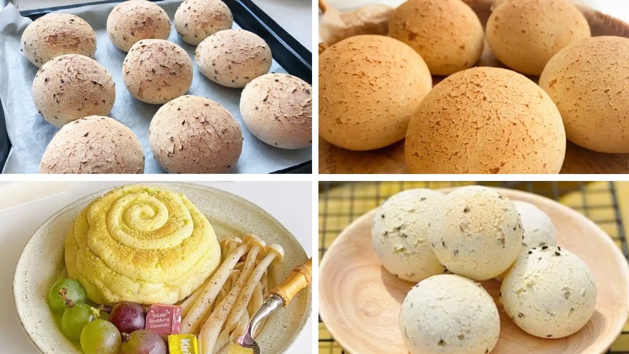 Satisfying Relaxing Video|🍩🍪🎂🍰Exploding Mochi Buns Recipe|Asmr|Tiktok ...