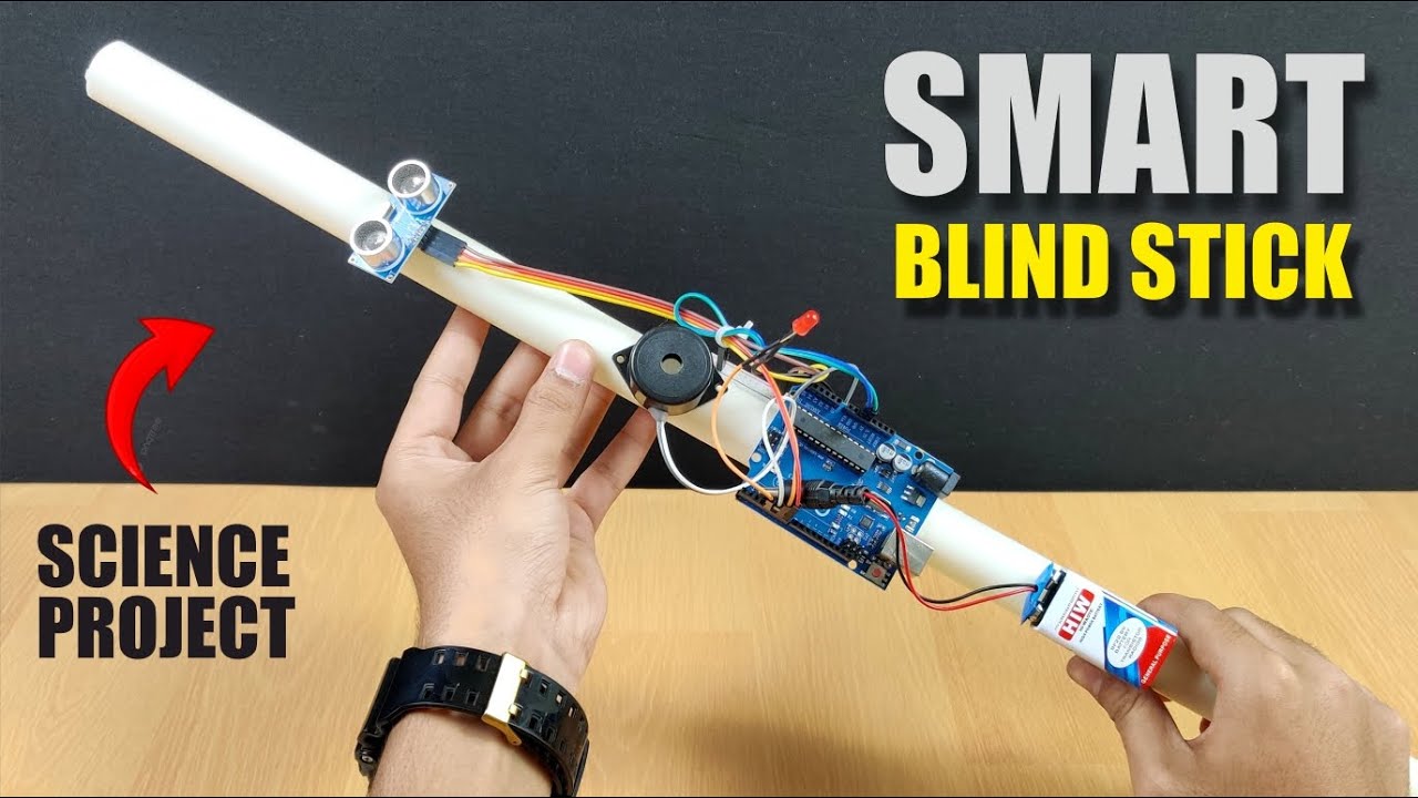 How To Make Smart Blind Stick || Smart Blind Stick || Blind Stick # ...