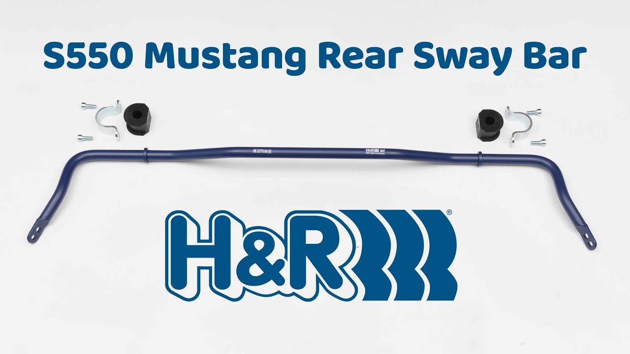 H&R Rear Sway Bar Installation - YouTube