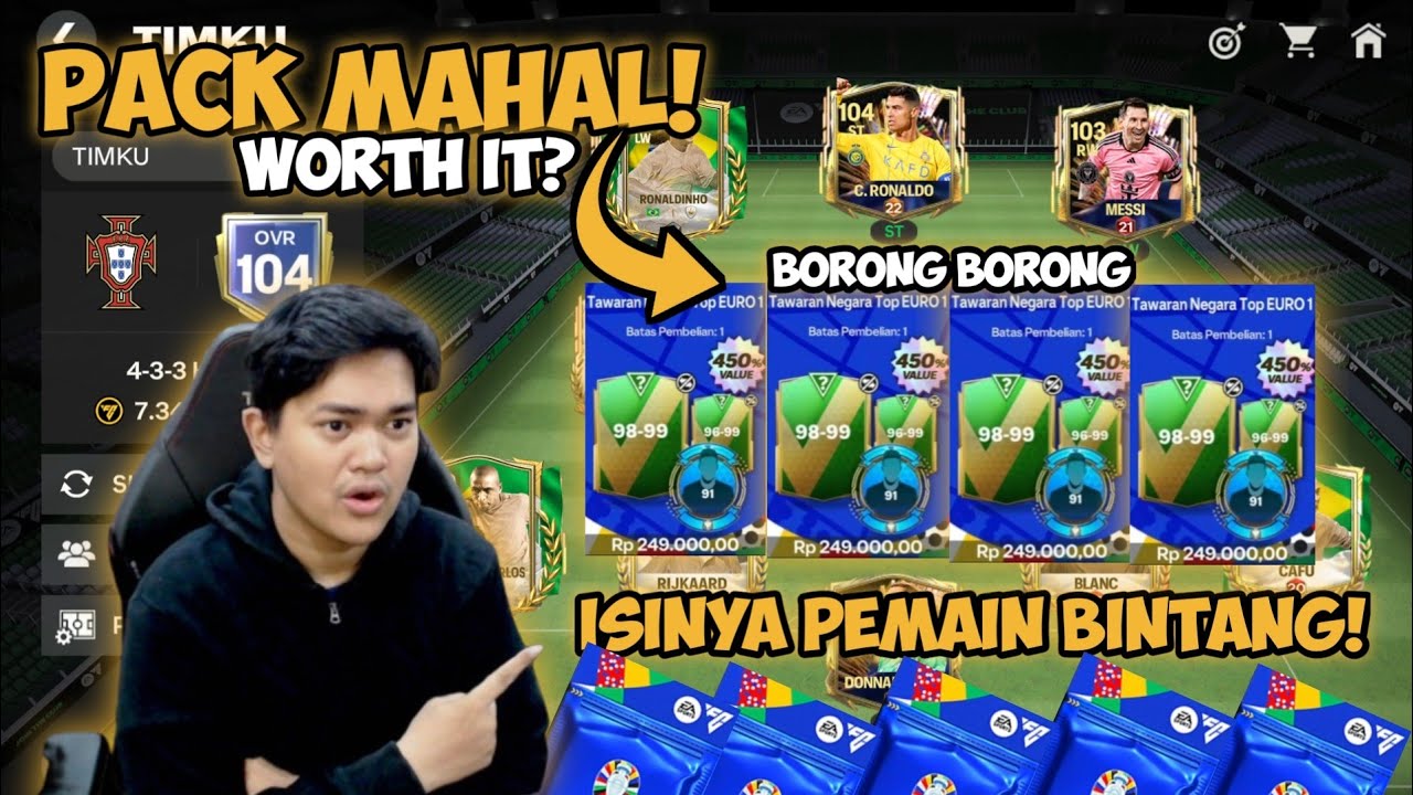 OPEN PACK MAHAL DIJAMIN DAPAT OVR 98-99! PANEN PEMAIN DEWA & ICON ...