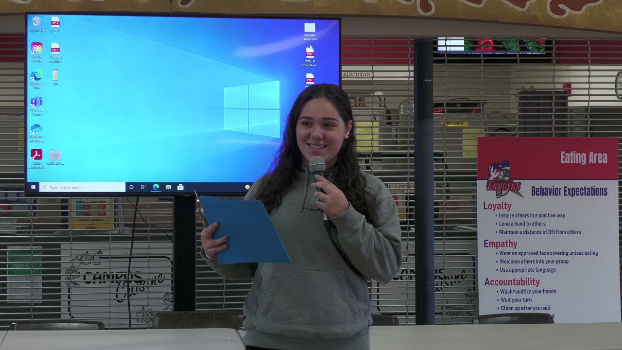 Teacher of the Month Caitlin Brooks - YouTube