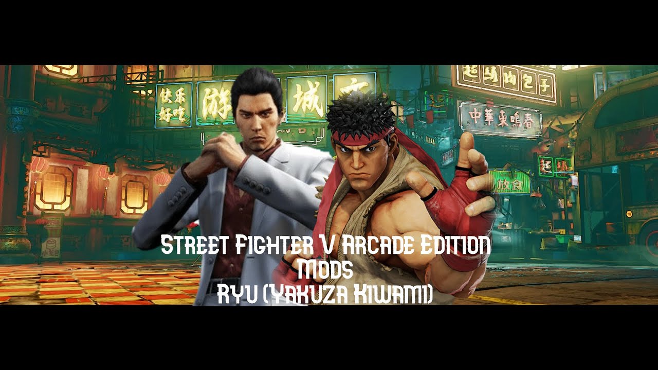 Street Fighter V Arcade Edition Mod: Ryu Theme Mod (Yakuza Kiwami ...