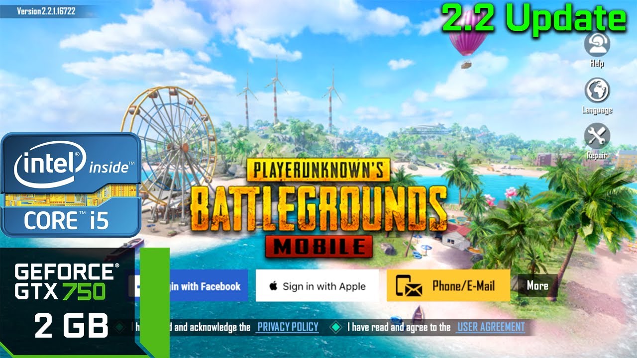 PUBG Mobile - GTX 750 2GB & CORE I5 3470 - YouTube