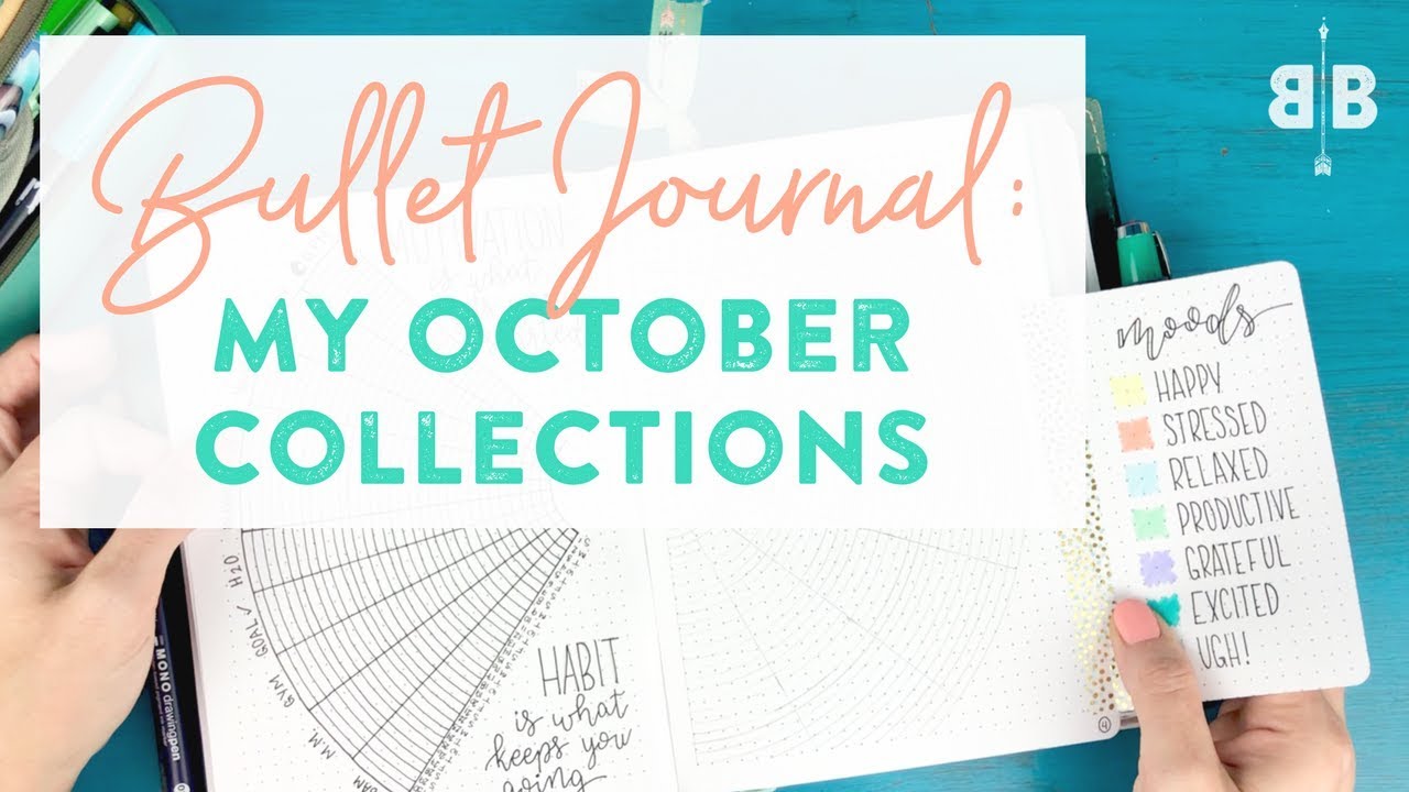 Bullet Journal: My October Collections - YouTube