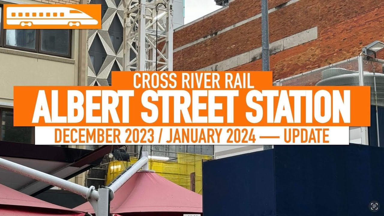 Brisbane Cross River Rail — Albert Street Station — December 2023 / January 2024 - YouTube