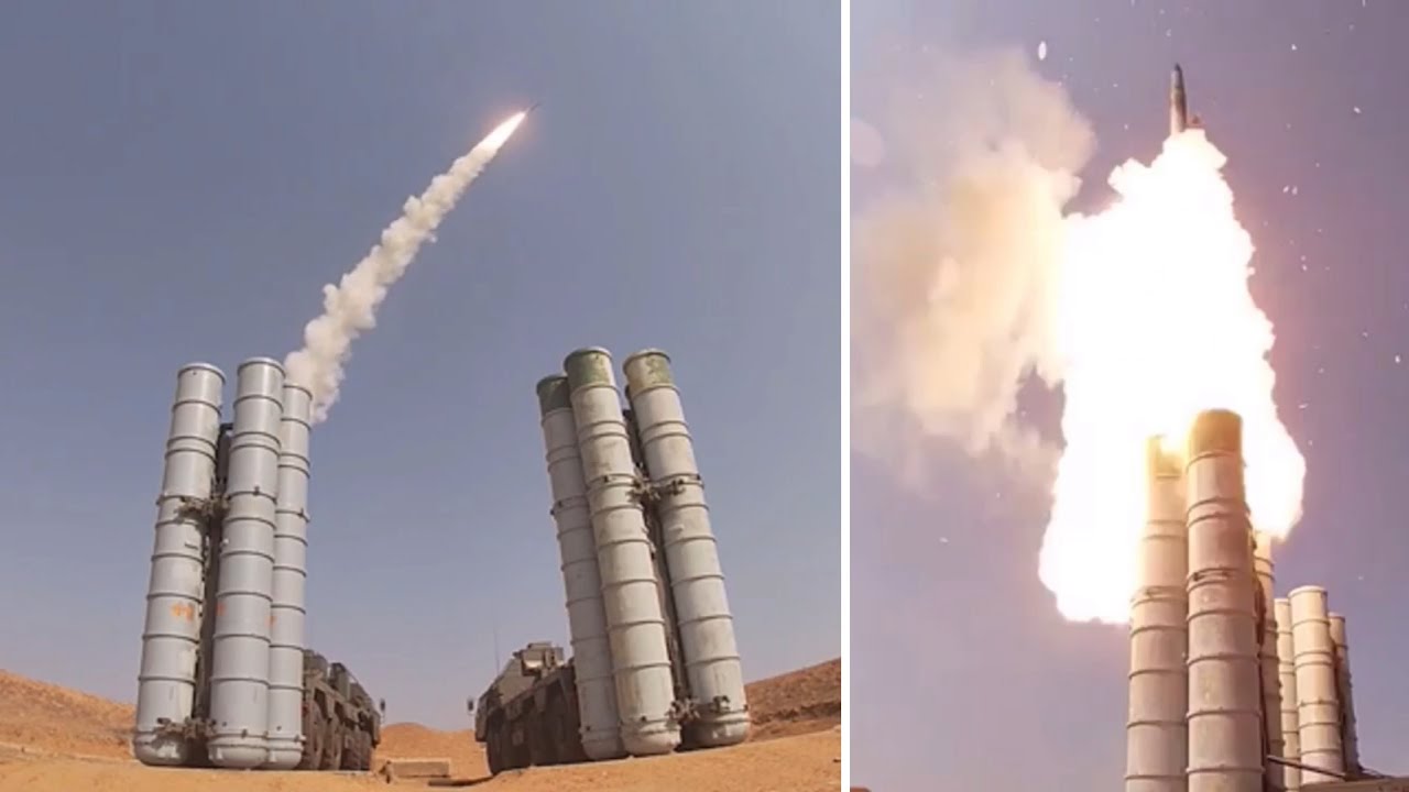Russian S-400 destroyed target missiles in the sky - YouTube