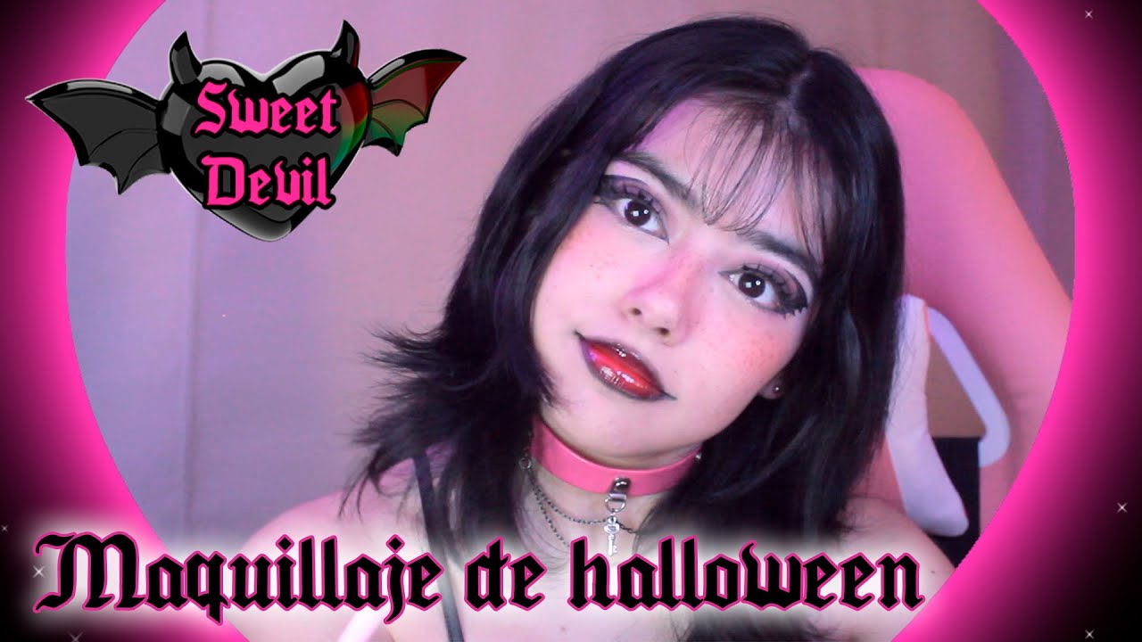 🖤 Sweet Devil | Tutorial de maquillaje para Halloween 🦇 - YouTube
