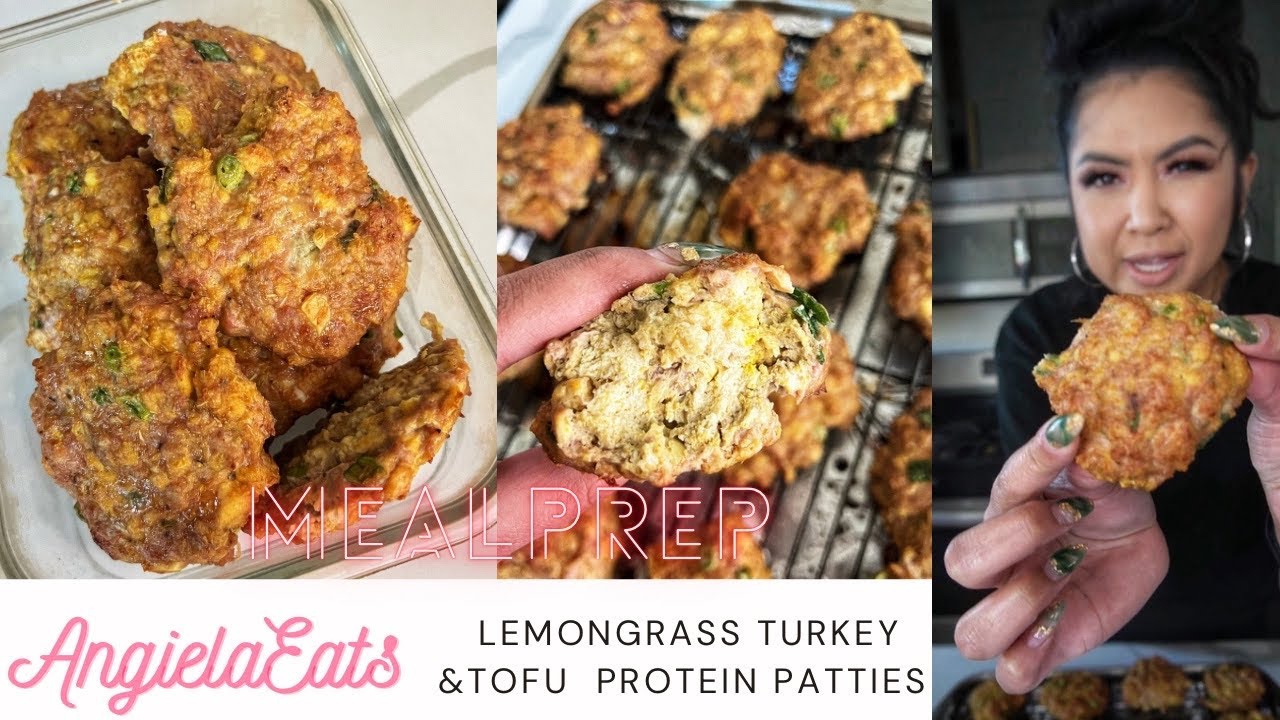 Lemongrass Protein Patty Meal Prep | Asian Style Meat Patty Recipe ...
