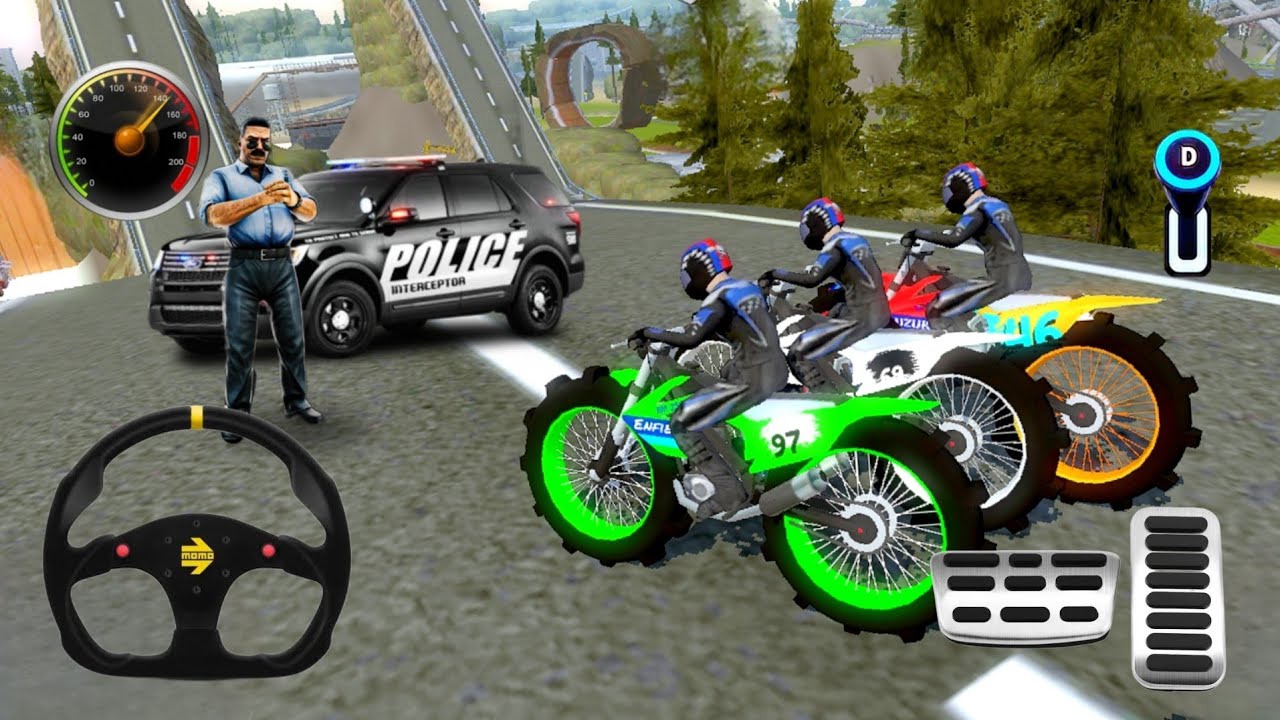 Motocross Bike Dirt Racing Simulator 3D - Off-Road Bike Stunt Driving ...