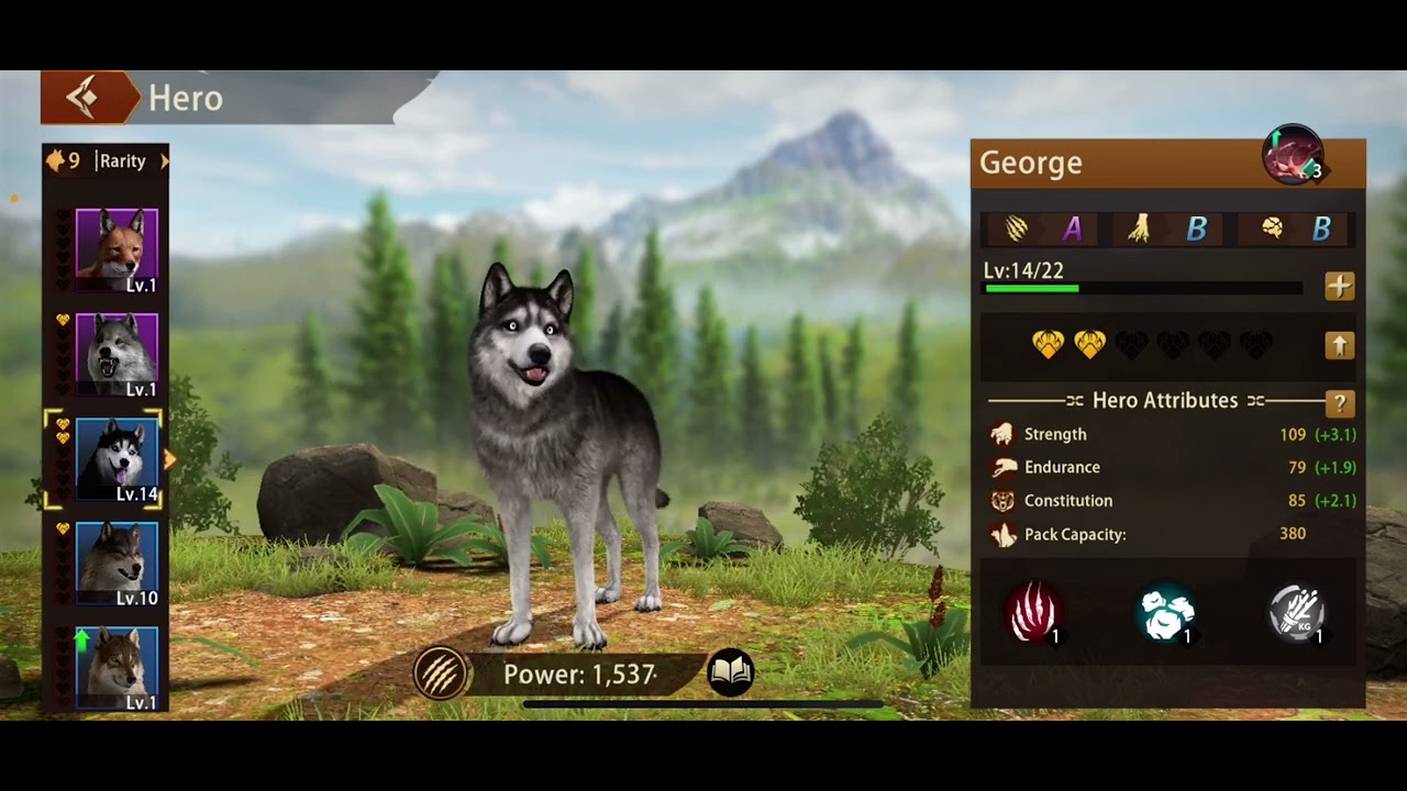 The Wolves, Coyotes, and Jackals I Collected at Wolf Game: The Wild ...