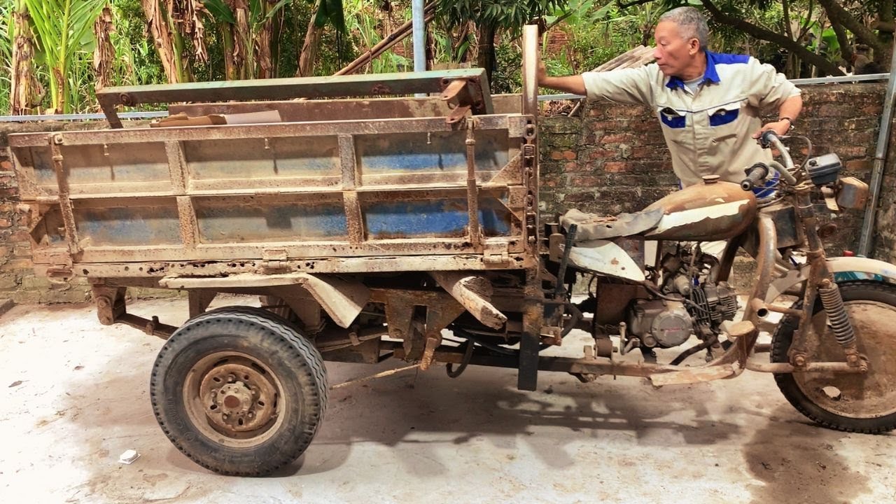 FULL Restoration Transporting Construction Material Truck // Restore ...