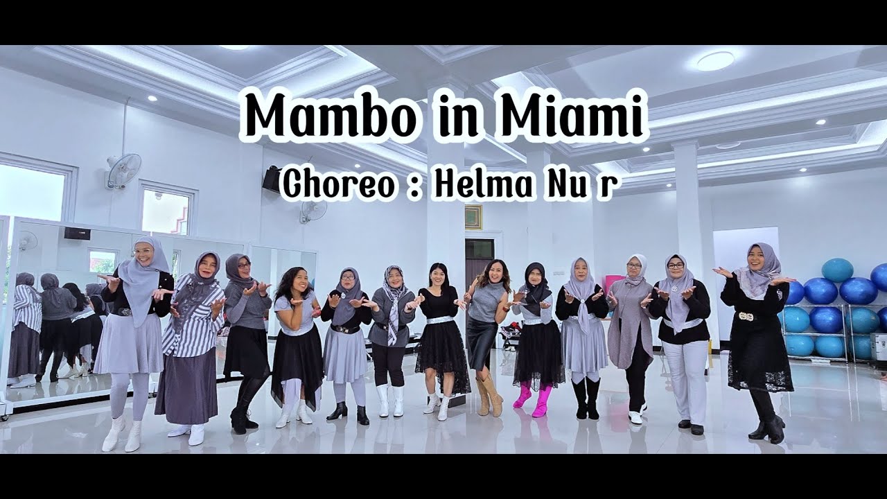 Mambo in Miami Line Dance - High Beginner || Lanata LD Class - YouTube