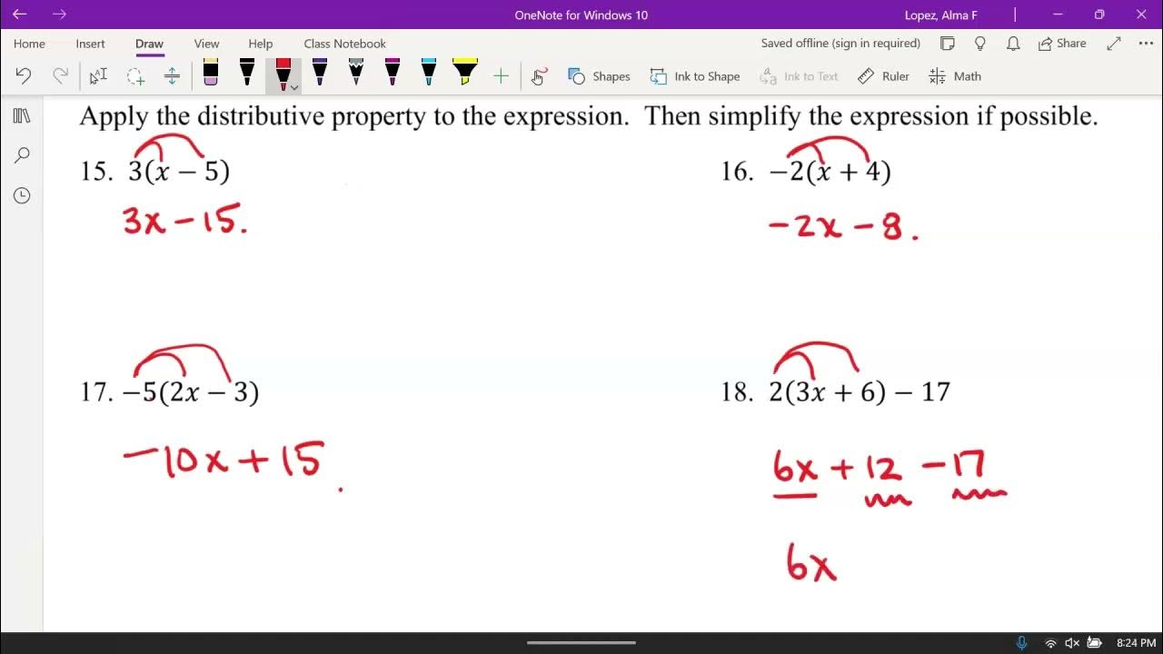 Notes 13 Algebraic Expressions part 2 - YouTube
