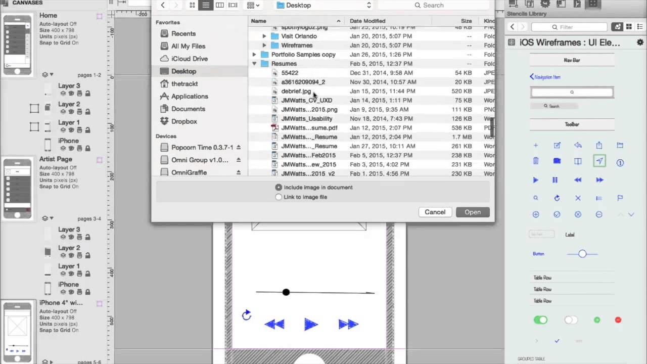 Spotify Wireframes - YouTube
