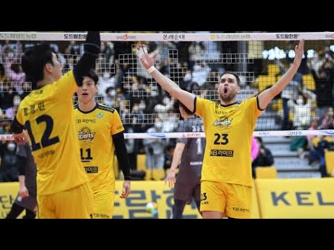Mvp Andrés Villena 33 puntos, KB stars vs Kepco. Kovo League 2023 Volleyball - YouTube