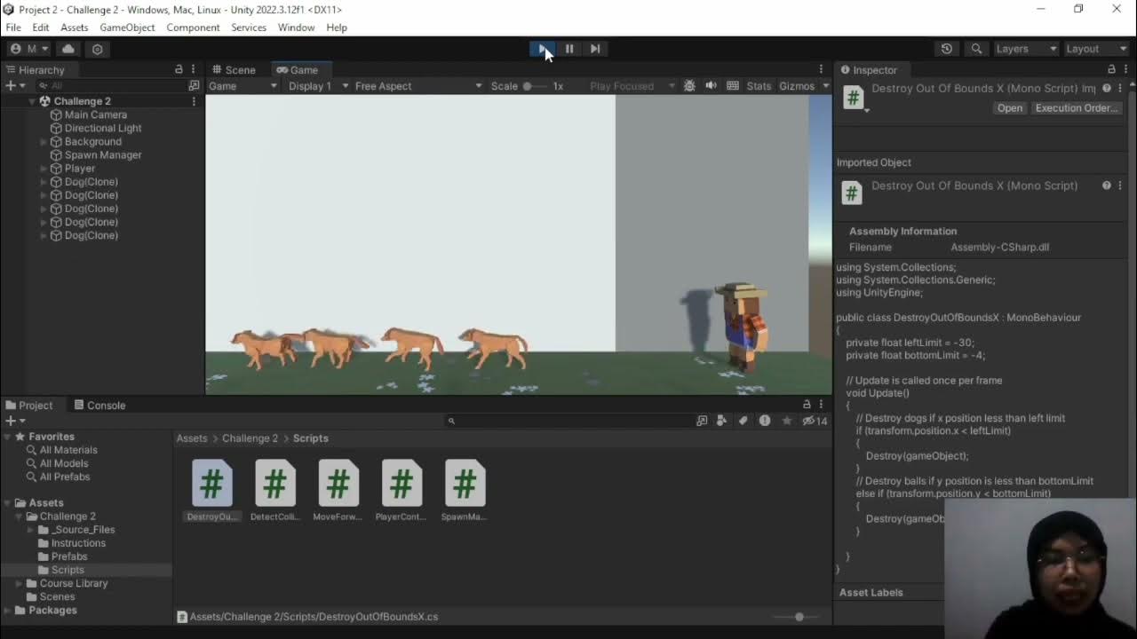 Challenge - Project 2, Pemrograman Game 1 - YouTube