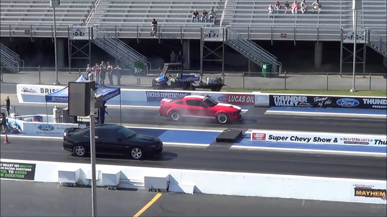 VMP TVS 2007 Shelby GT500 at Bristol Dragway "Street Fights" - YouTube