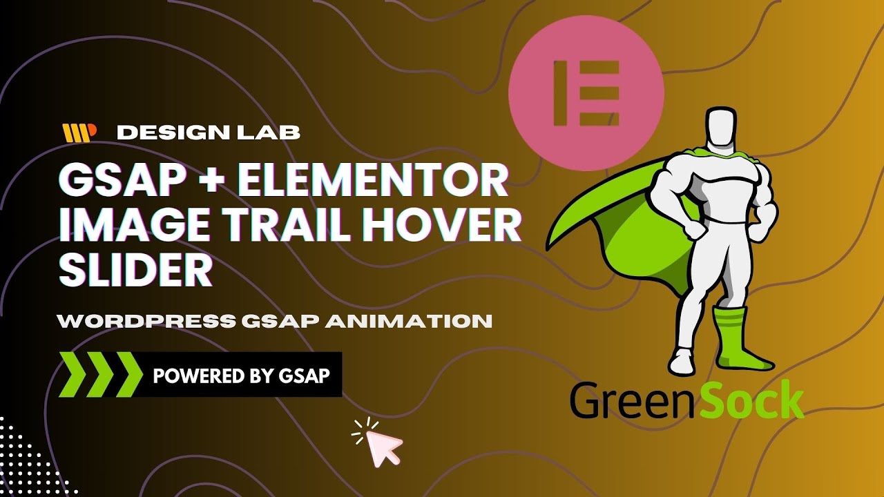 GSAP + Elementor: Build an Image-Trail Hover Slider | Gsap Animation ...