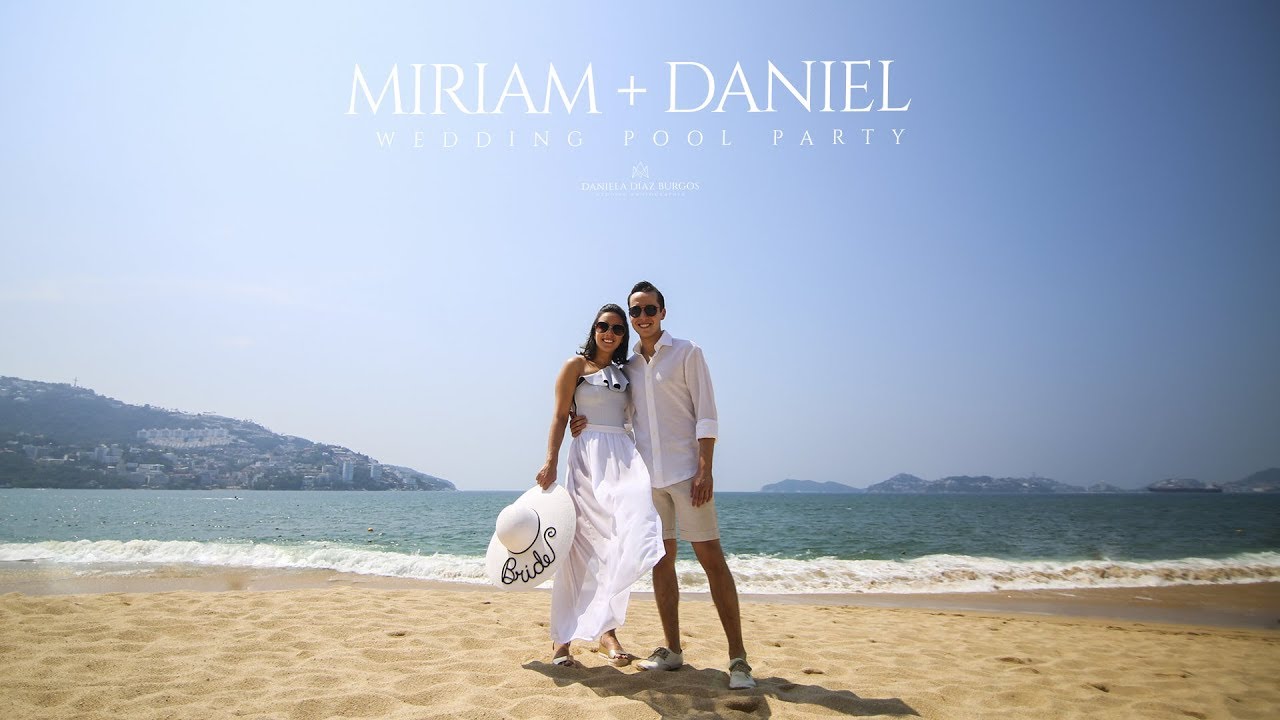 Miriam + Daniel "Wedding pool party" - YouTube