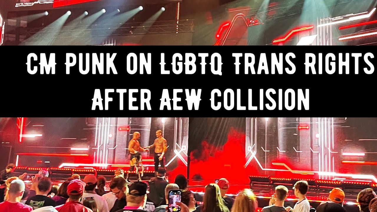 Full Uncut video of CM Punk CMFTR on LGBTQ Trans rights after AEW ...