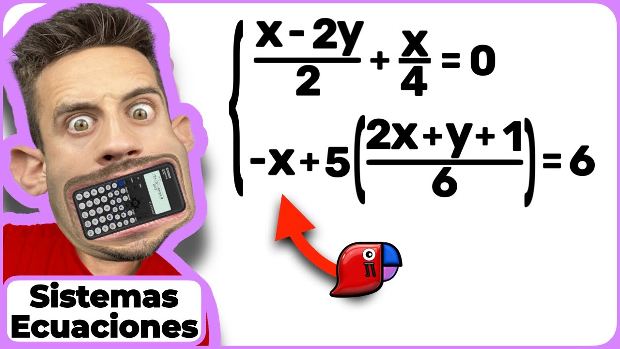 SISTEMAS de ECUACIONES LINEALES (2x2) de primer grado con QUEBRADOS ...