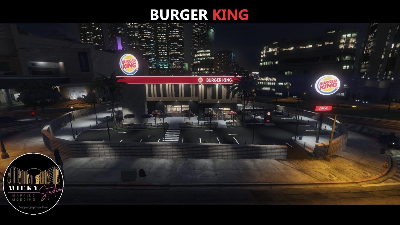 [FIVEM MLO] Burger King [MAPPING GTA5] - YouTube
