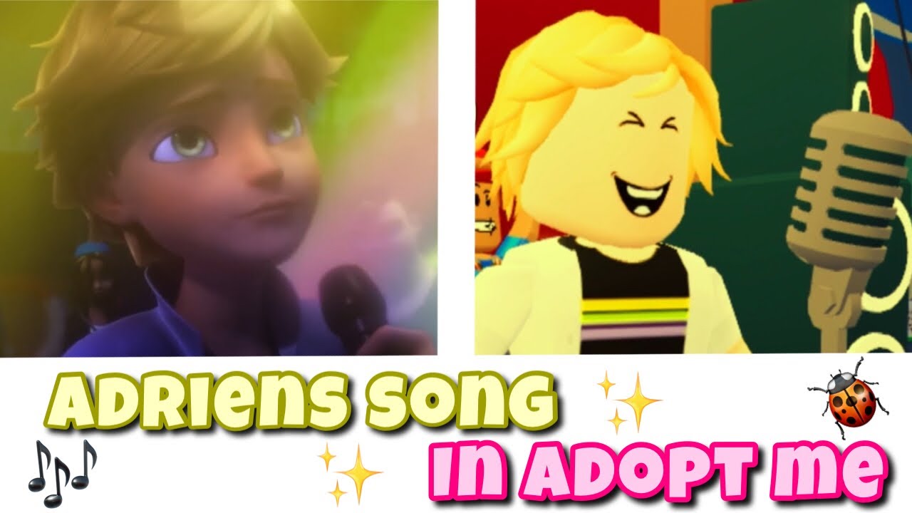 MIRACULOUS Adrien’s Love Song RECREATED in ROBLOX - YouTube
