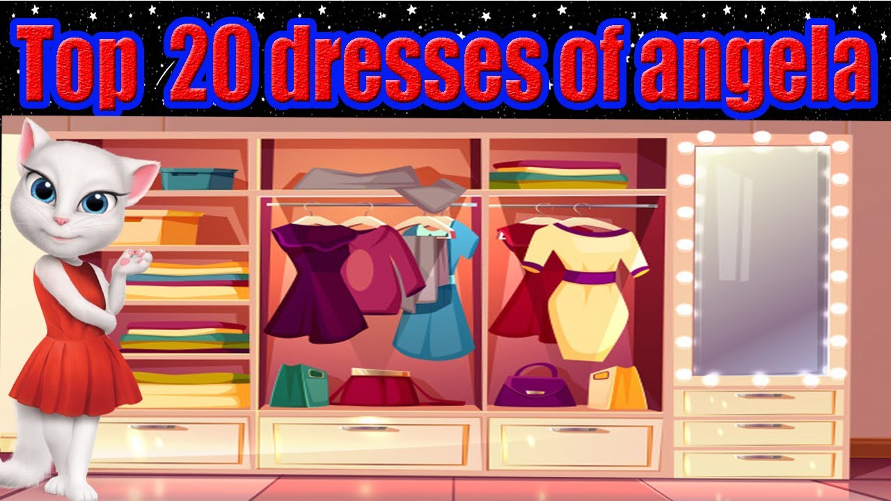 My Talking Angela dress up and make up game/ My Talking Angela Gameplay ...