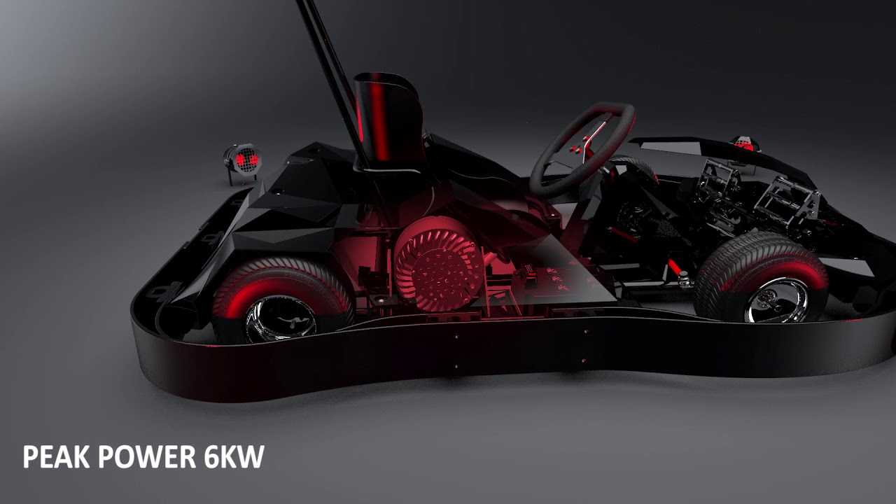 BSR Electric go-kart (karting) - YouTube