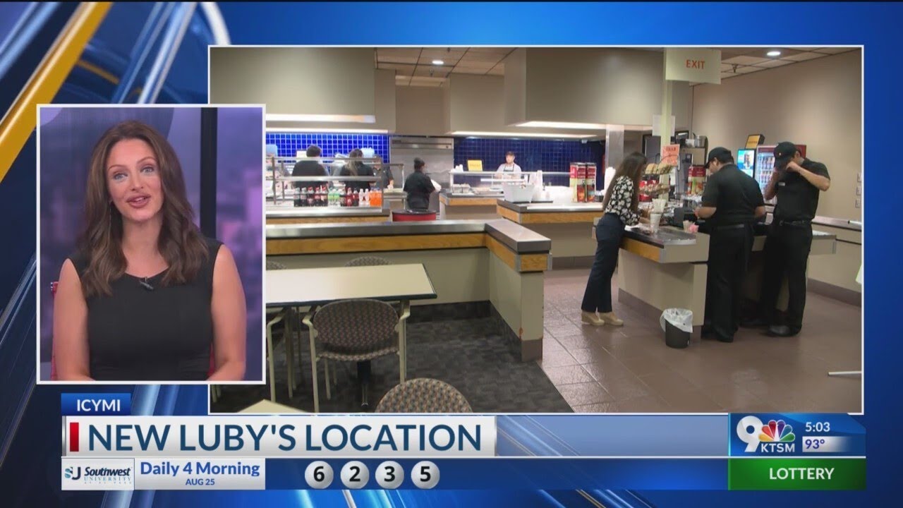 Luby’s Cafeteria opens at El Paso County Courthouse - YouTube