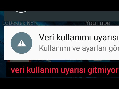 VERİ KULLANIM UYARISI SORUNU ÇÖZÜM-2020