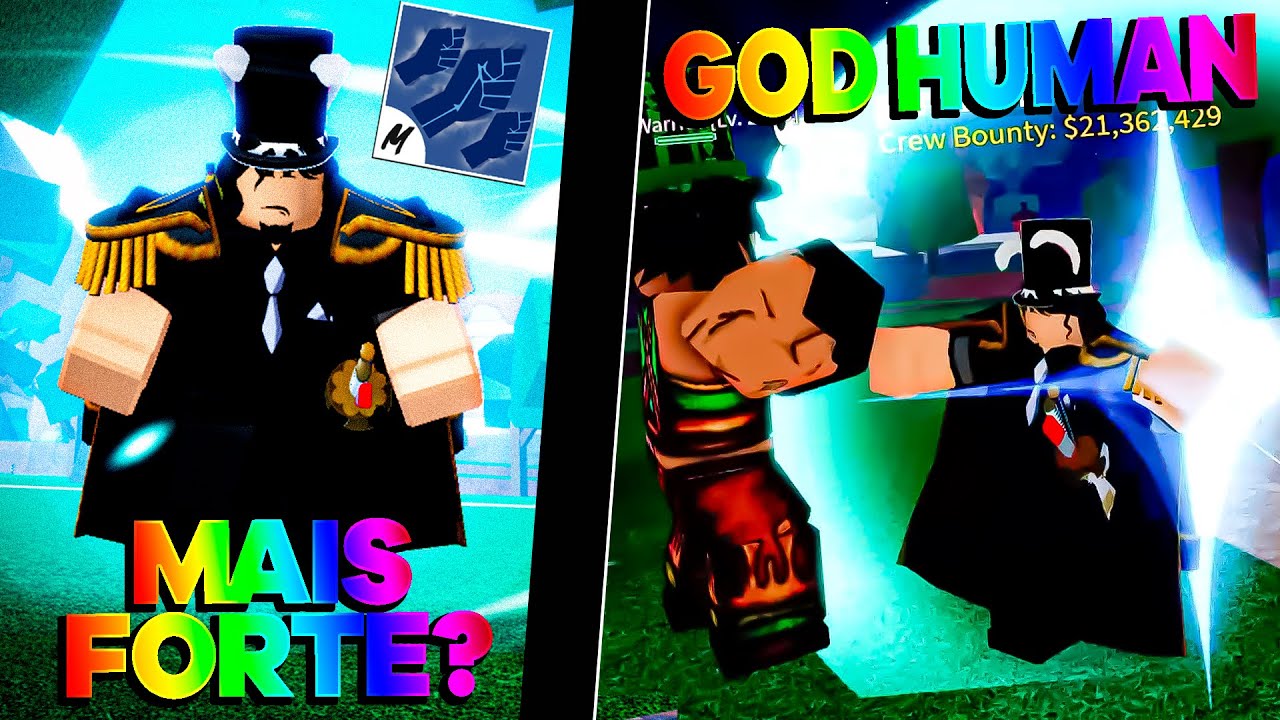 NOVO ESTILO DE LUTA GOD HUMAN OU SUPER HUMAN V2 NO BLOX FRUITS! UPDATE ...