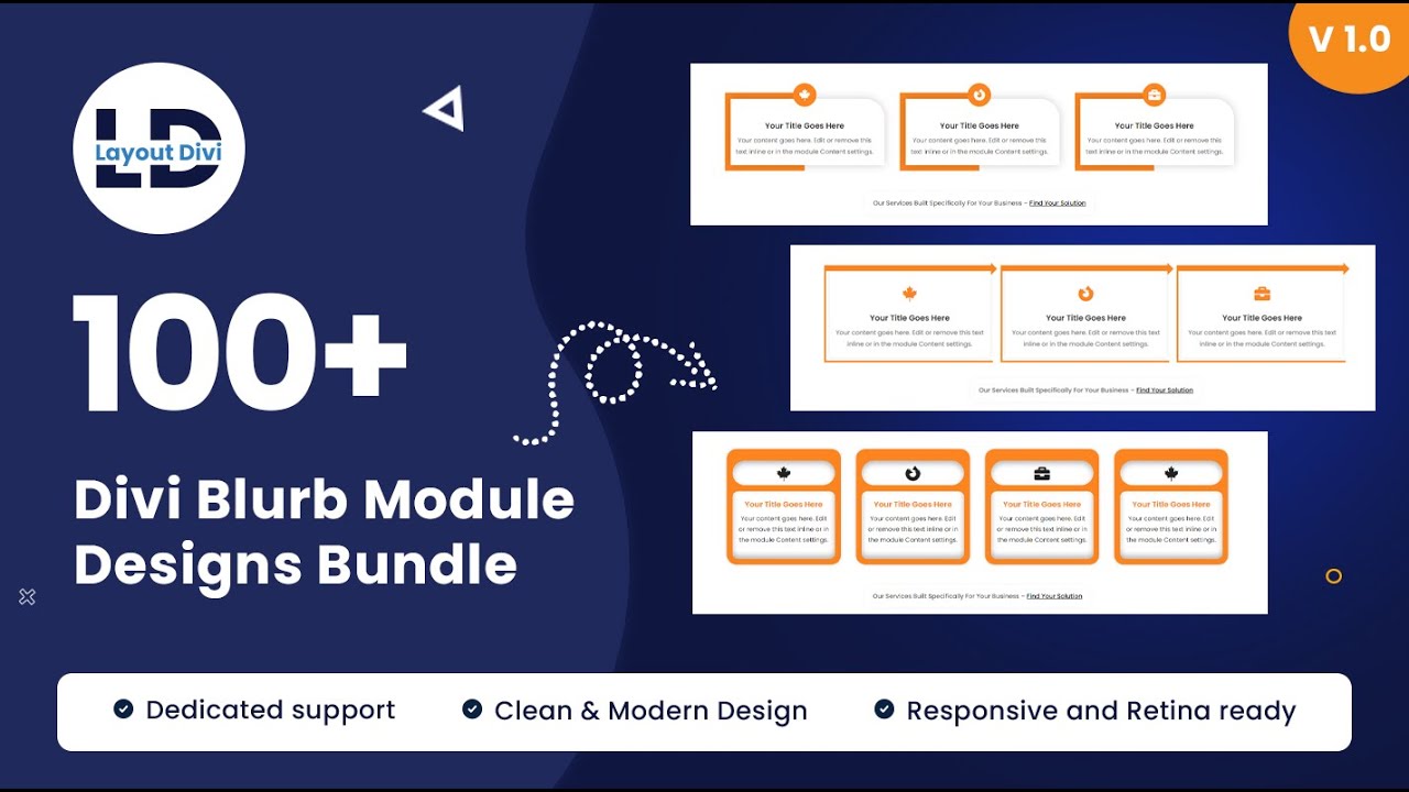 How To Import Divi Layouts - Blurb Module Design Section - YouTube