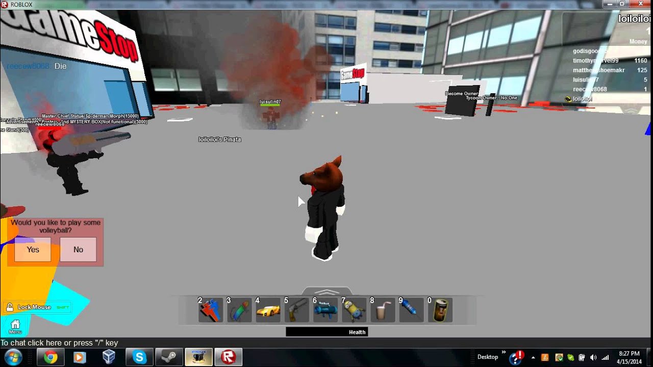 How to crash players using Roblox Gear - YouTube