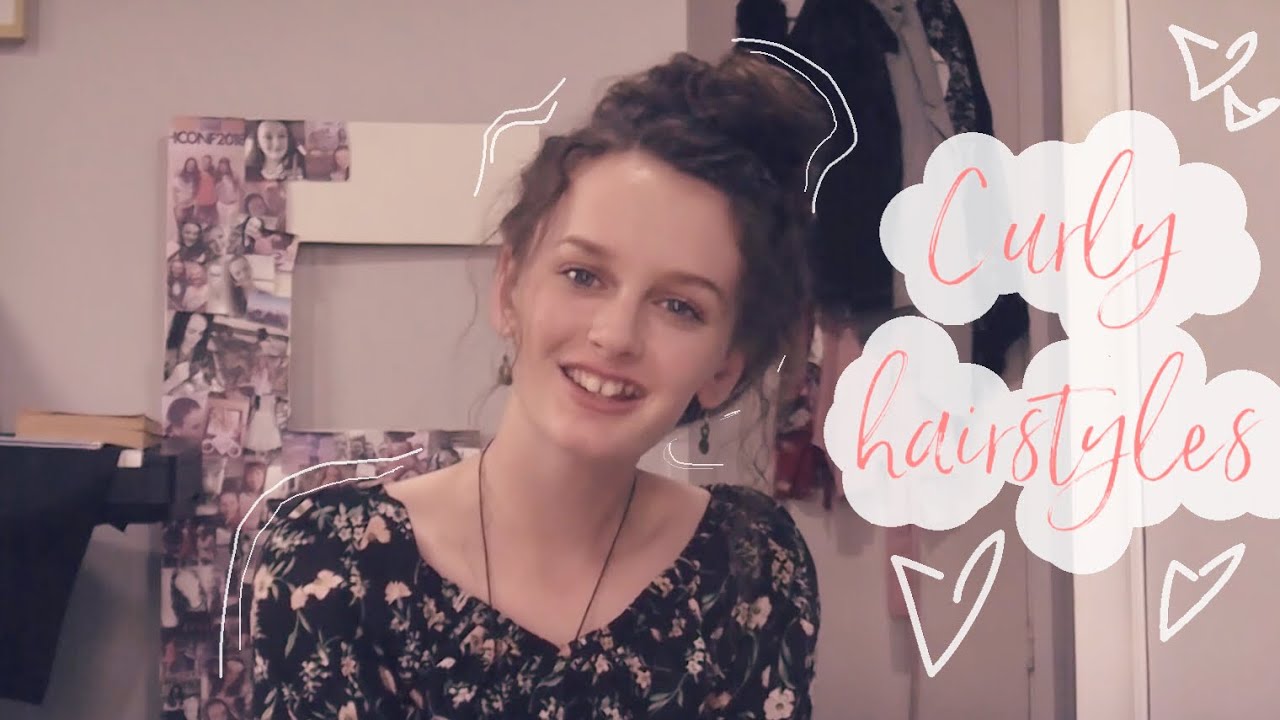 Curly Hairstyles || Eleanor Emily - YouTube