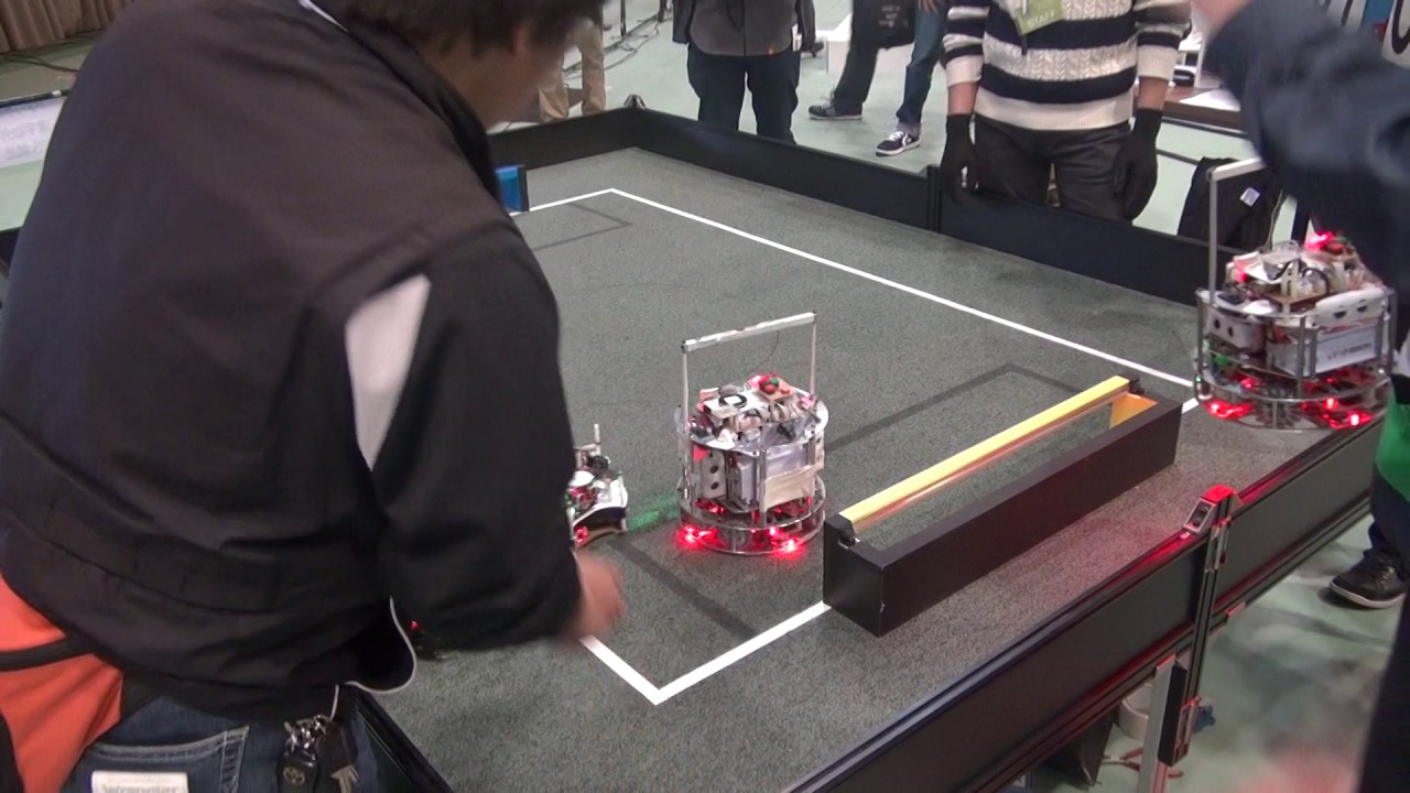 RoboCupJunior2017JAPANOpen socceropen INPUT vs 双龍 [2/2] - YouTube