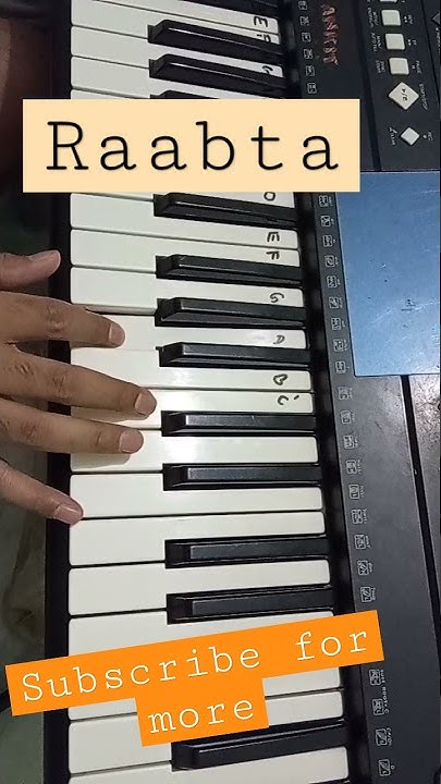 Raabta on piano | Arijit singh | Sushant Singh rajput - YouTube