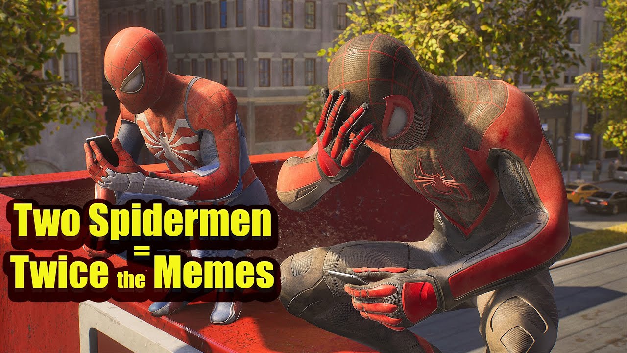 Spiderman 2 is a meme machine with twice the spiderman. [PS5 Gameplay ...