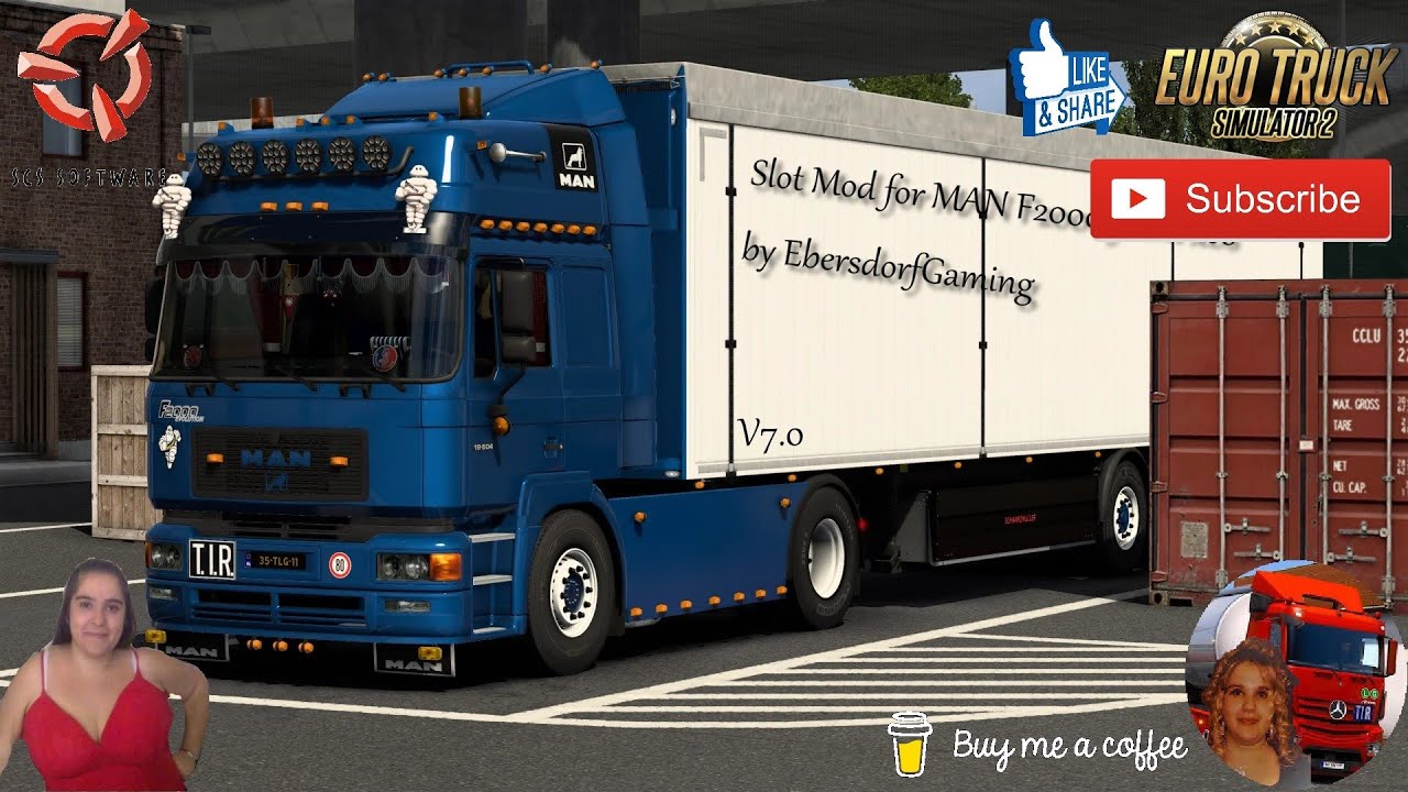 Euro Truck Simulator 2 (1.47 Beta) MAN F2000 Evolution by XBS Light ...