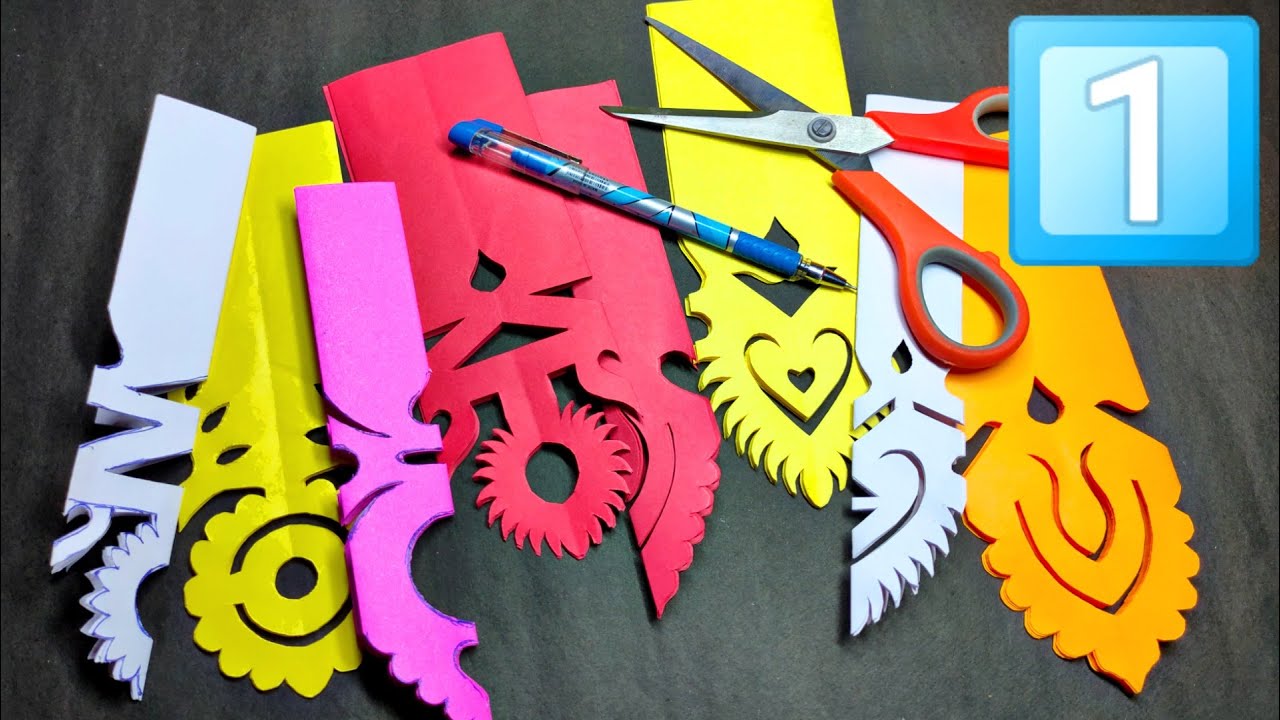 How To Make Decoration Ideas | Paper Wall Decoration Easy | Paper ...