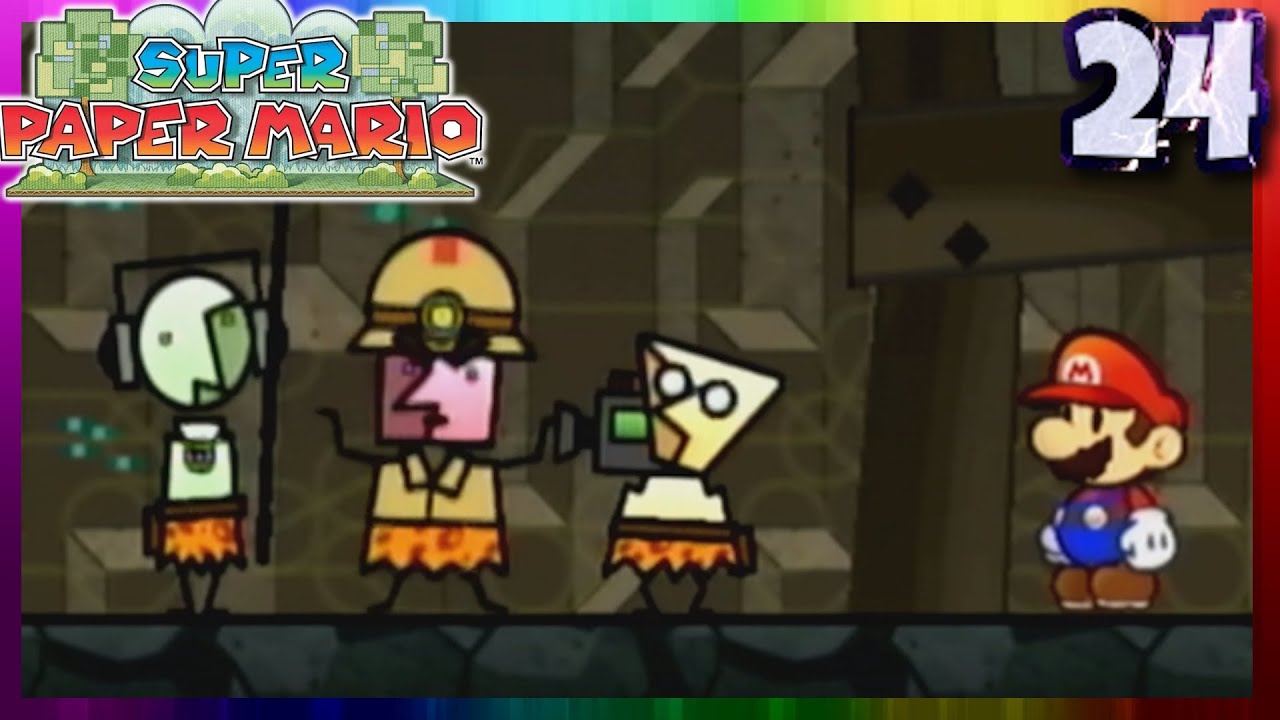 Super Paper Mario | Chapter 5-3: A Crag in the Dark [24] - YouTube