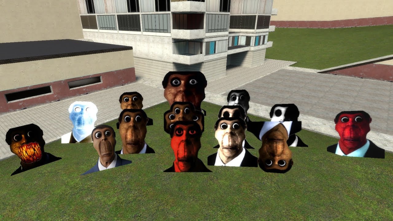 Obunga Family Gmod Nextbots HORDE Chasing Me & I'm Trying To Escape ...