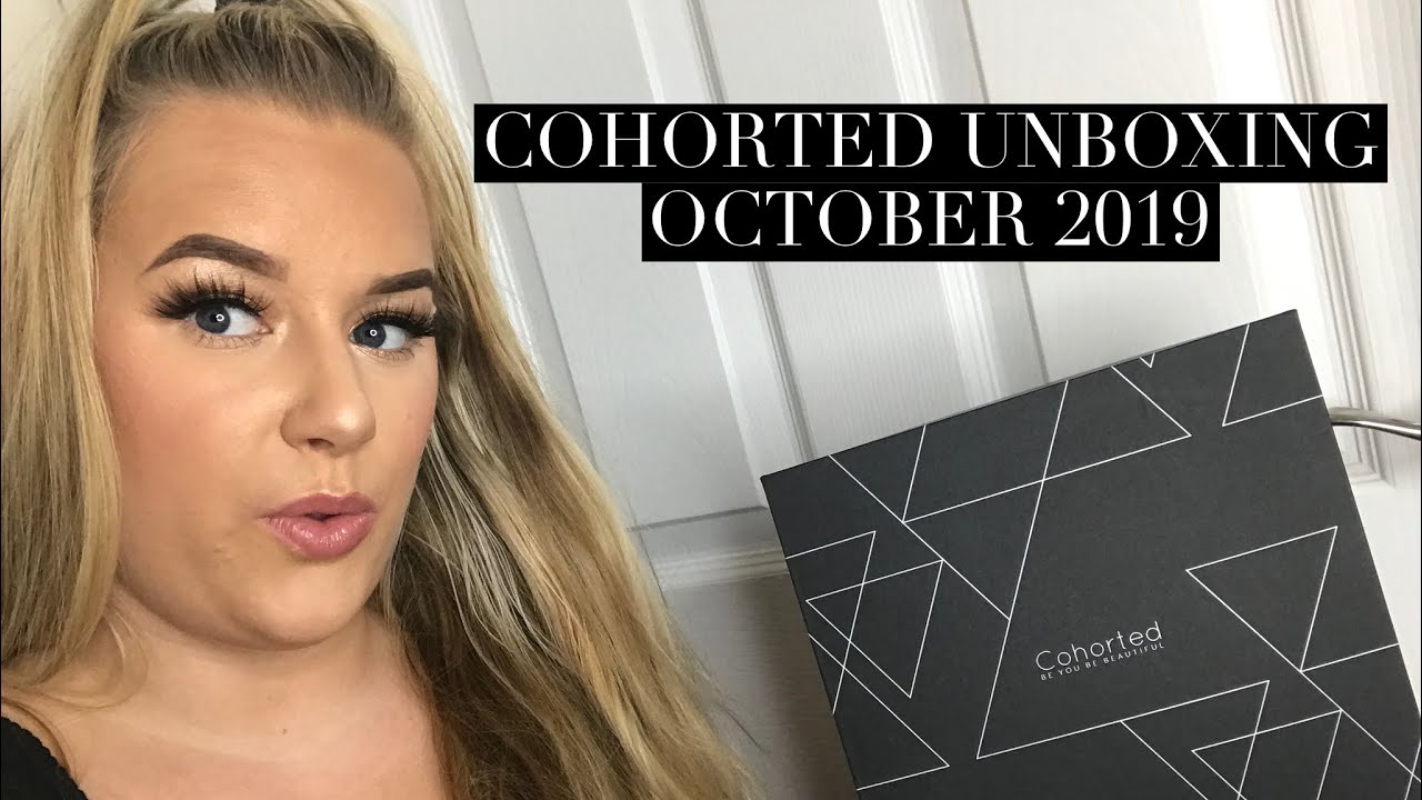 COHORTED BEAUTY BOX UNBOXING OCTOBER 2019 - WORTH OVER £100 | AMBER ...