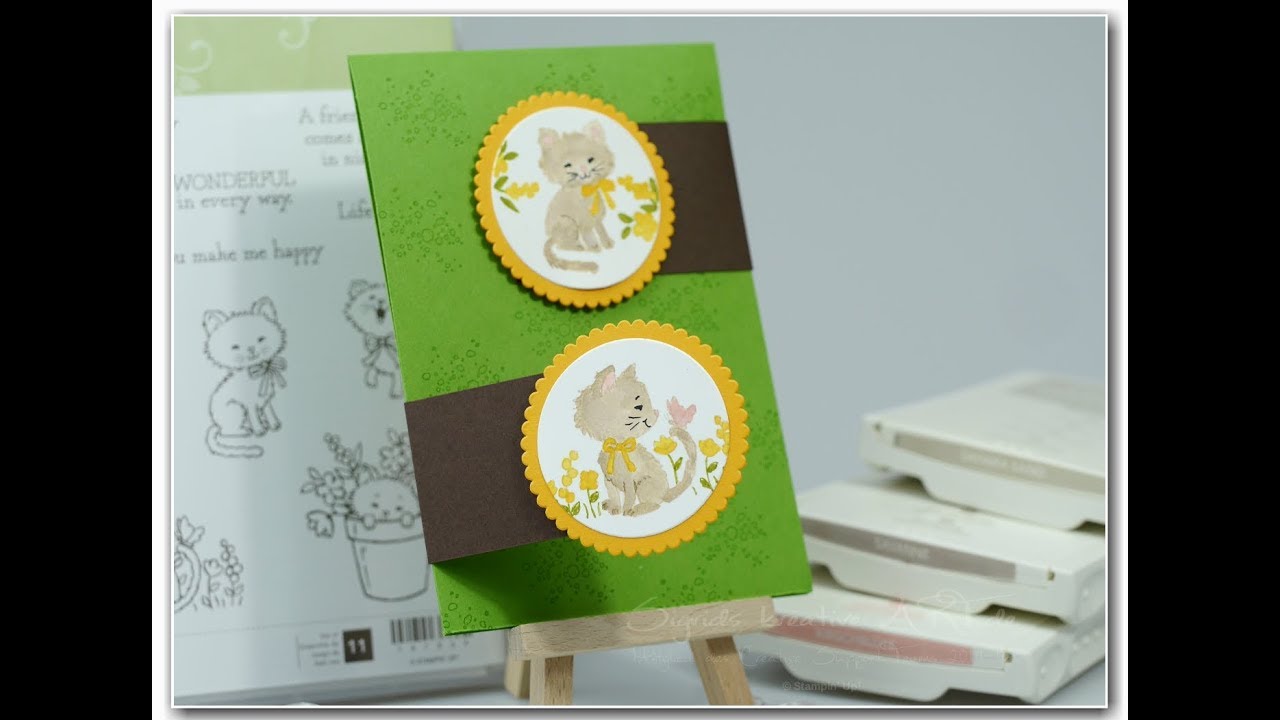 Kreative Auszeit mit Sigrid - Fun Fold Side Flip Card - YouTube