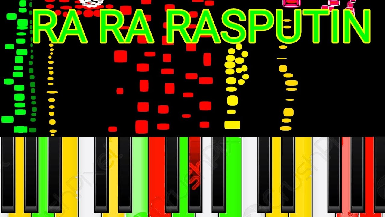 How to play ,,RA RA RASPUTIN,, SUPER EXPERT PIANO TUTORIAL #shorts # ...