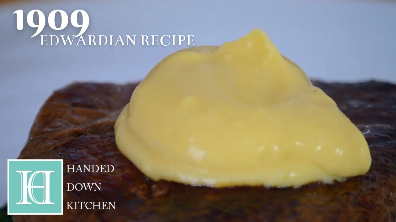 Béarnaise Sauce An Edwardian Recipe - YouTube