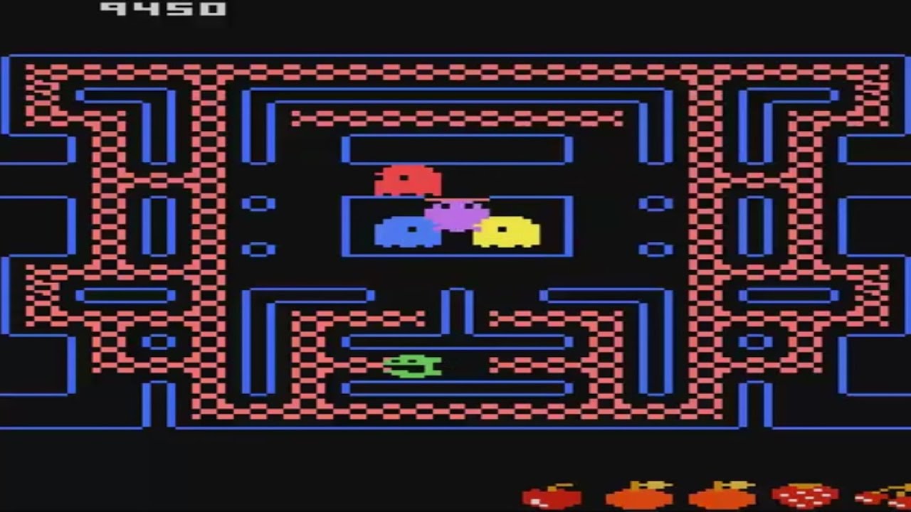 ATARI 7800 Munchman Texas MUNCH MAN TEXAS OTHER FISH GHOSTS OTHER PAC ...